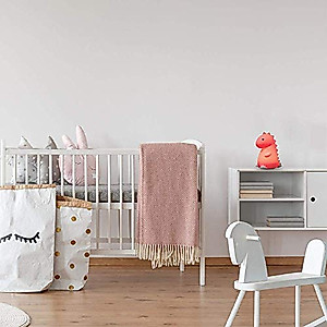 Adorable Multicolor Changing Integrated LED Rechargeable Silicone Night Light for Baby and Kids Rooms (Tommy The Dinosaur)