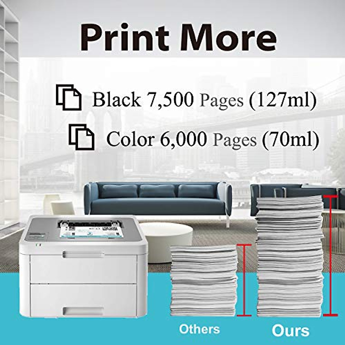 TG Imaging (1xYellow) Compatible Ink Bottle Refilled (1 Pack, Yellow) T502 502 Work for Epson ET-4750 ET-3700 ET-3750 ET-2700 ET-2750 Printer