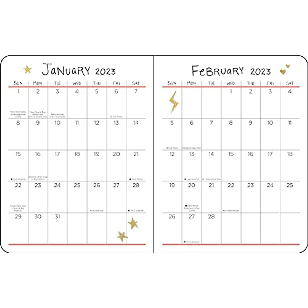 Focus Pocus 16-Month 2022-2023 Weekly/Monthly Planner