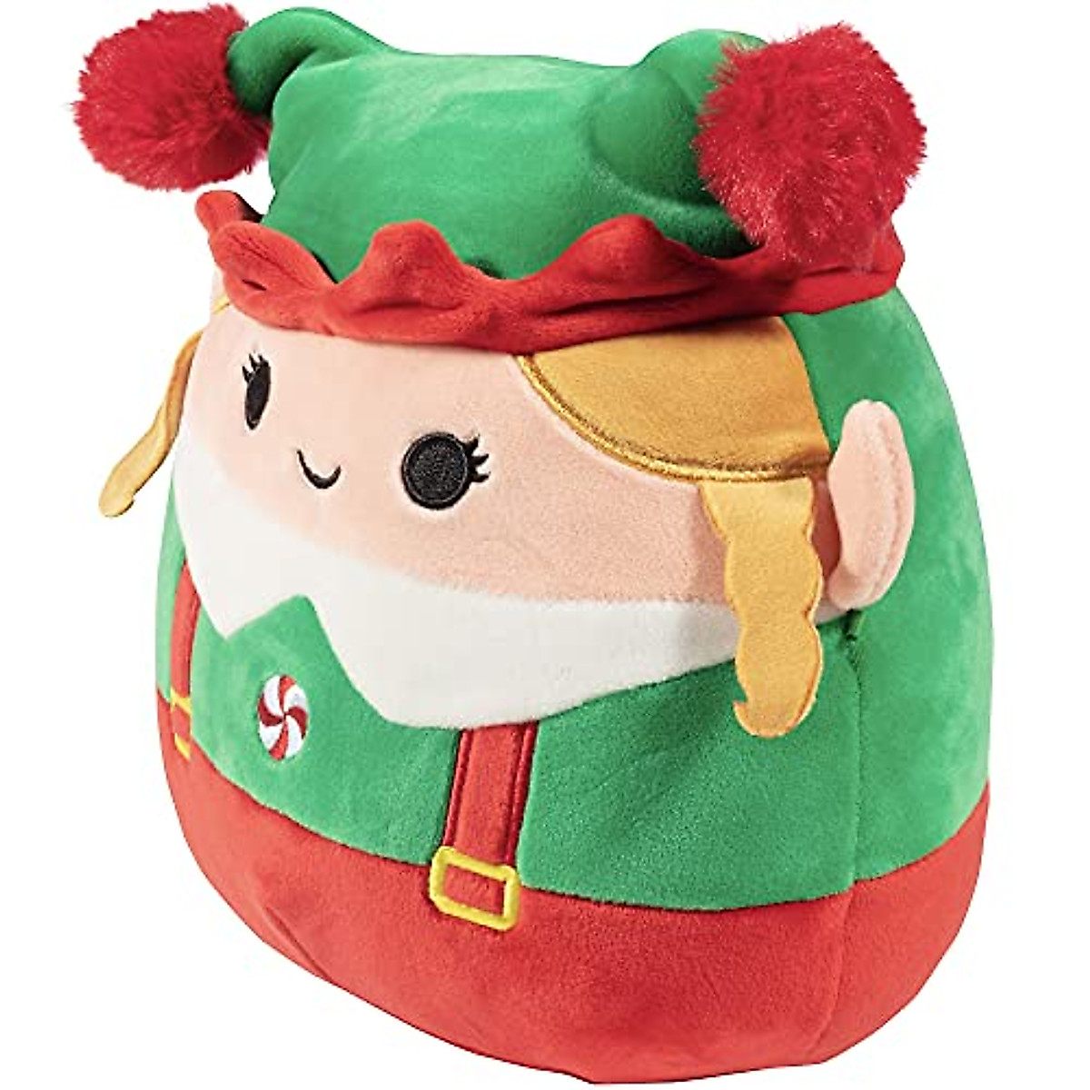 Squishmallows Original 8-Inch Emmy The Elf - Official Jazwares Plush - Collectible Soft & Squishy Elf Stuffed Animal Toy - Add to Your Squad - Gift for Kids, Girls & Boys