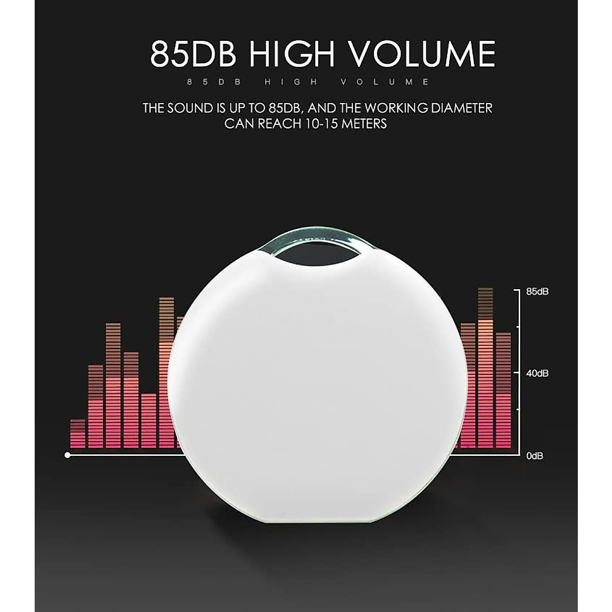 Bluetooth Smart tag Tracker for Keys, Luggage, Backpacks, Wallets, and Pets. Up to 164 Foot Range