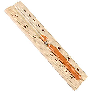 GLOGLOW Sauna Timer, Sauna Hourglass Clock, Long Service Life Restaurant Home Decoration Parks Playing Games Bathroom for Garden