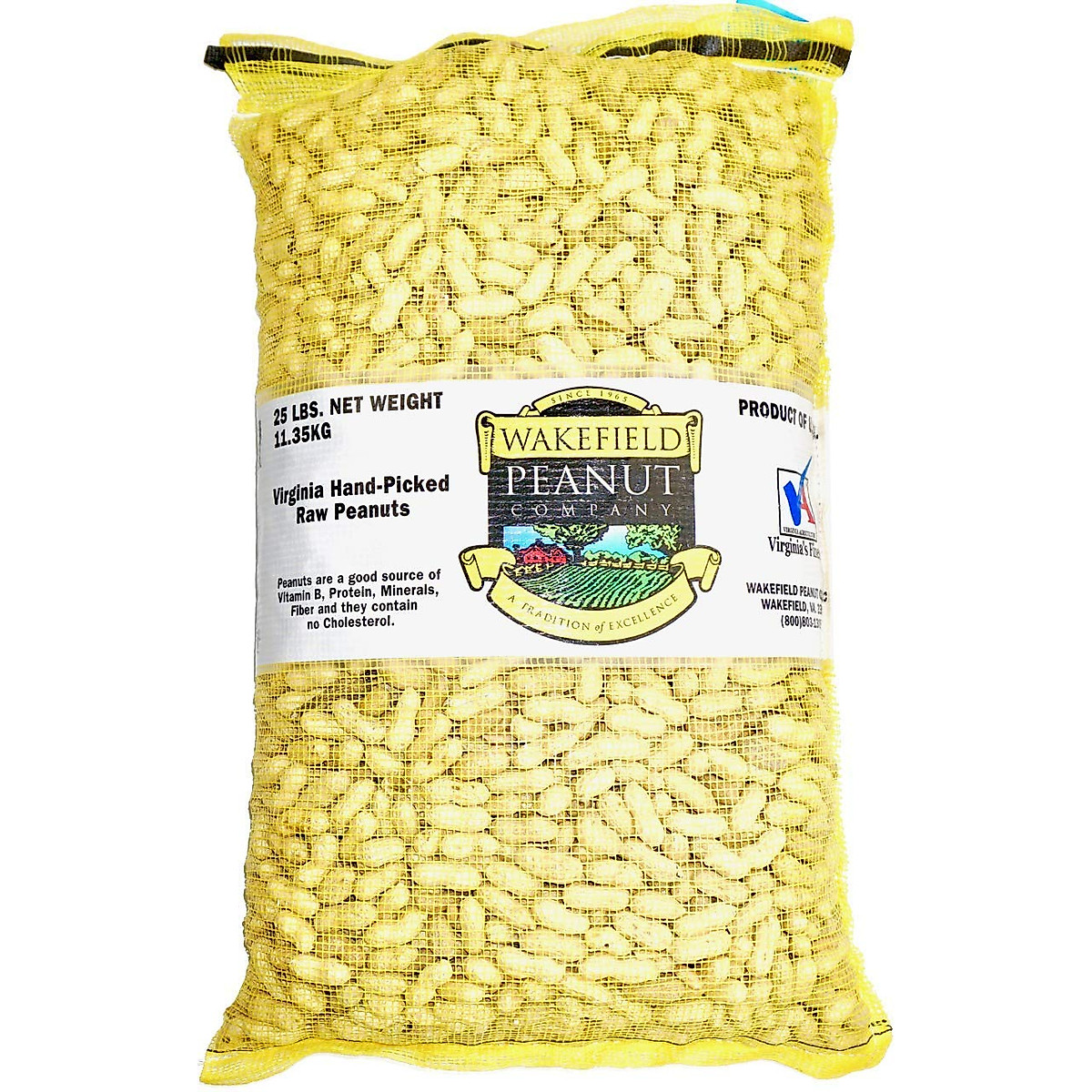 Wakefield Extra Large Virginia Peanuts for Animals, 25 LBS
