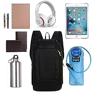 WTSHOPME Mini Backpack Hiking Small Bookbag 10L Lightweight Daypack Multipurpose for Kids Women Men