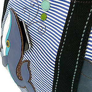 Chala Whale Carryall Zip Tote
