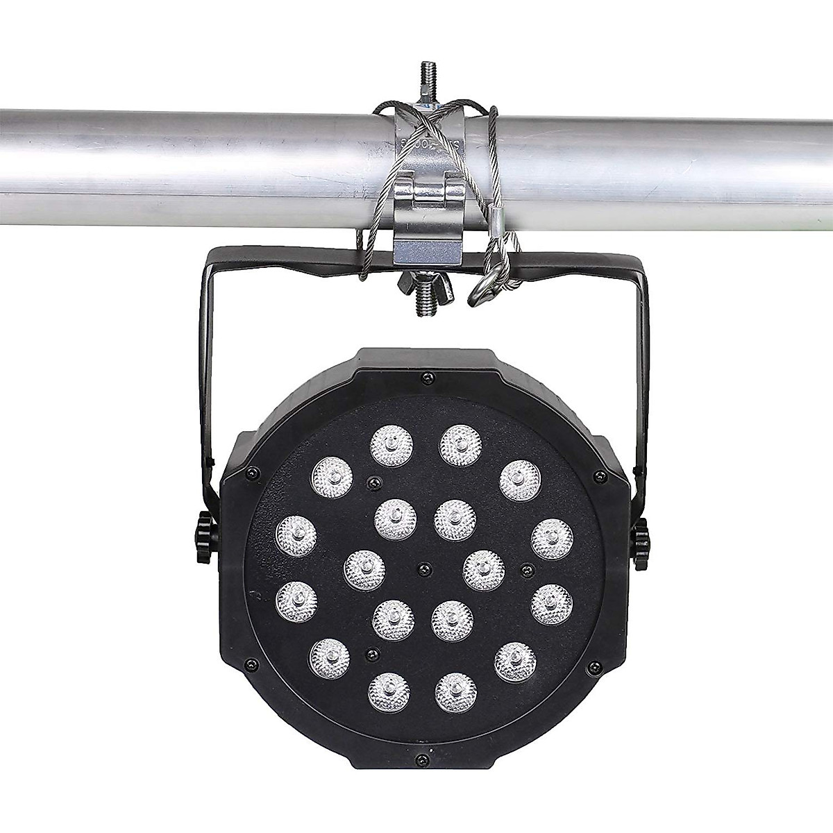 MOUNTAIN_ARK Safety Security 110lb. 25.5" Stainless Steel Cables for Stage Lighting (Silver 20 Pack) (Buckle End and Looped End)