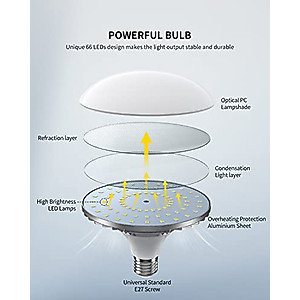 RALENO Softbox Lighting Kit, Softbox Photography Light with 50W 5500K LED Bulbs, 20''X20'' Reflector Lighting for Photoshoot and Video Recording