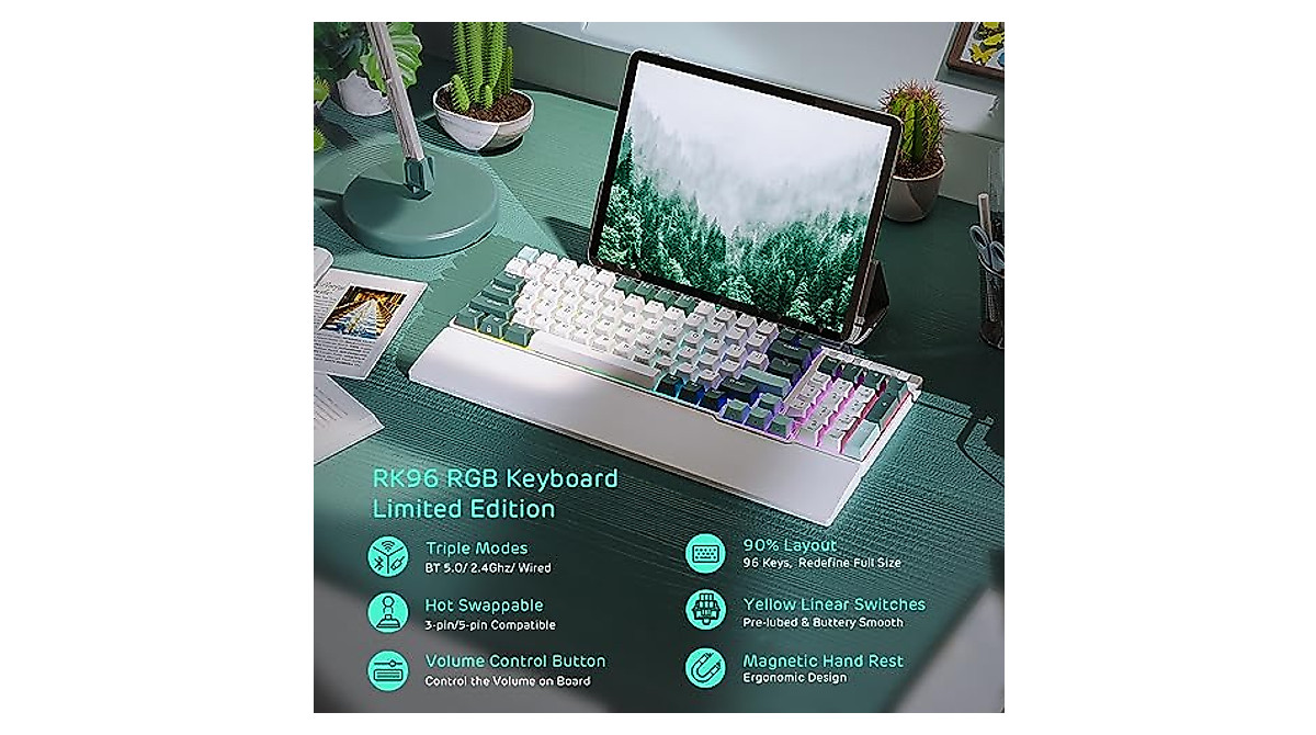 RK Royal Kludge RK96 RGB Wireless Mechanical Keyboard