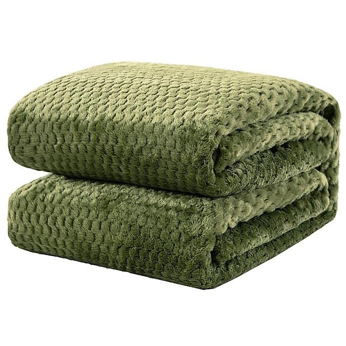 Tronssien Fleece Throw Blankets Super Soft Flannel Cozy Blankets Washable Lightweight Fuzzy Blanket for Couch Sofa Bed Office Throw Size Warm Plush Blankets for All Season (50'x 60')