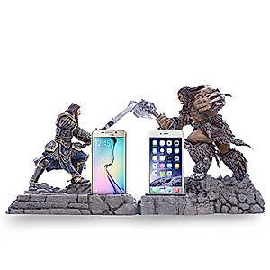Swordfish Tech Warcraft, Lothar Statue Phone Charging Dock - Warcraft Movie Official Licensed