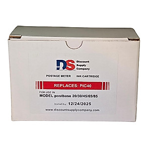 FP PIC40 High Capacity Postbase Ink Cartridge Set. Compatible with #58.0052.3028.00