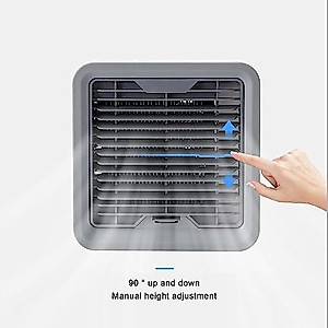 Portable Air Conditioners,Evaporative Air Cooler Powerful, Quiet, Lightweight and Portable Space Cooler with Hydro USB Quiet Air Cooler for Room Office Desk (A)