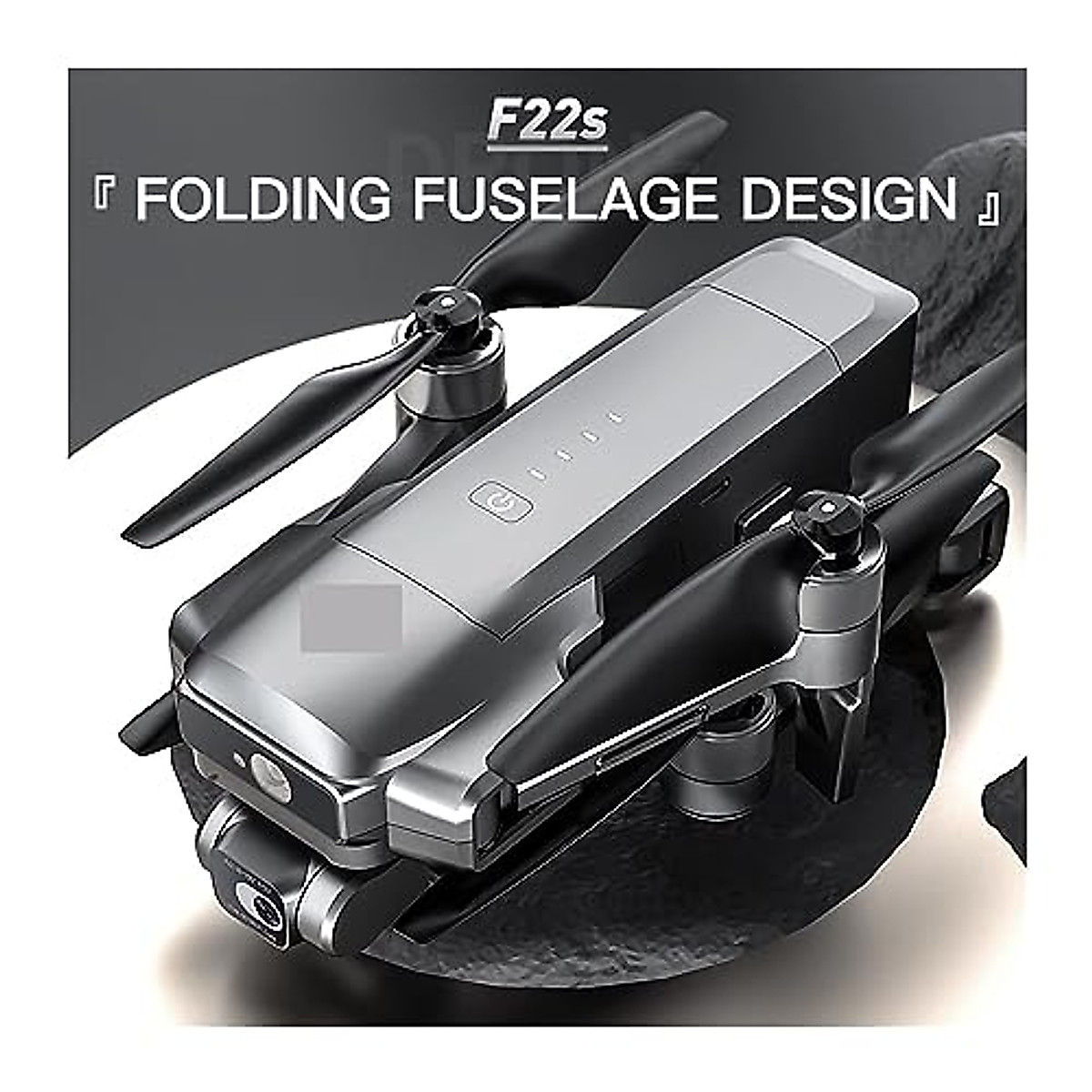RKSTD Drone With Camera For Adults - 4K FPV Drone With Carrying Case, Foldable RC Drone Altitude Hold, Headless Mode, Camera Drone For Adults/Beginners, Gifts For Girls/Boys