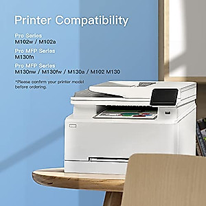 GPC Image Flex Compatible 17A Toner Cartridge Replacement for HP 17A CF217A Toner Cartridge 2 Black Compatible with Laserjet Pro M102w M130nw M130fw M130fn M102a M130a Pro MFP M130 M102 Printer