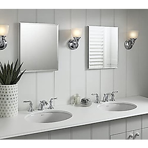 Bathroom Faucet by KOHLER, Bathroom Sink Faucet, Devonshire Collection, 2-Handle Widespread Faucet with Metal Drain, Polished Chrome, K-394-4-CP