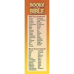 The Books of The Bible Kids Bookmark (Pack of 25)