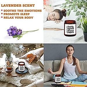 Scented Candle, Divorce Candles Gifts for Women, Sister, Besties, BFF, Soy Candles for Home Scented, Home Decorations, Aromatherapy Candles, Amber Jar Candles(B030)