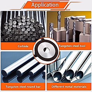 JIUNENG 5inch Tapered Plain Resin Diamond Grinding Wheel to Grind Carbide Hard Steel 150 Grit 125x10x32x8mm