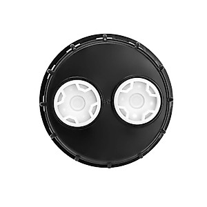 QWORK IBC Tote Lid Cover, 6.5" IBC Tank Water Liquid Tank Cap with Double Vent Hole for Chemical, Food, Industries Storage