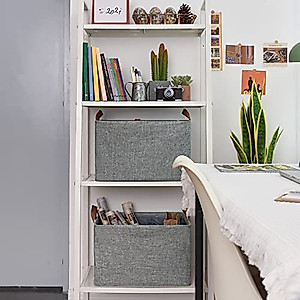 GRANNY SAYS Bundle of 1-Pack Hanging Shelf Organizer & 2-Pack Linen Closet Organize Bins