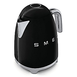 Smeg KLF01BLUS 50's Retro Style Aesthetic Electric Kettle, Black