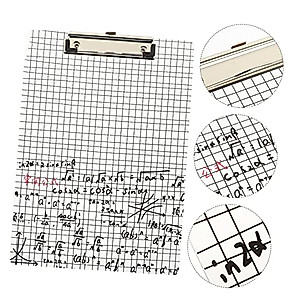 Tofficu Plastic Folders 2pcs Transparent Board Clip Memo Clipboards Sketch Clipboard Plastic Paper Clips Pocket Folders Plastic Office Folders Office Supplies Exam Paper Clips A4 Thin