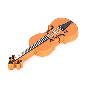 Cartoon Violin Shape USB Flash Drive, USB2.0 Memory Thumb Stick U Disk for Computer Kids and Friends Gifts(128GB)