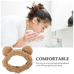 Mobestech Adorable Bear Ears Hairband for Women & Girls - Face Washing Spa Makeup Headband