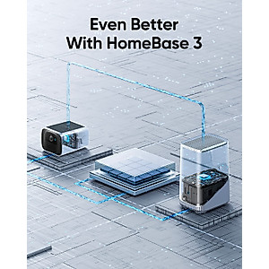 eufy Security SoloCam S220, Solar Security Camera, Wireless Outdoor Camera, Continuous Power, 2K Resolution, Wireless, 2.4 GHz Wi-Fi, No Monthly Fee, HomeBase 3 Compatible (Renewed)