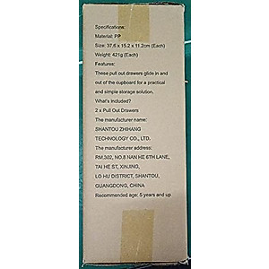 Baffect Under Sink Organizers and Storage, 2 Pack Pull Out Under Bathroom and Kitchen Cabinet Storage Drawer Organizer, Multi Purpose Sink Organizing Caddy up to 11lbs (Gray)