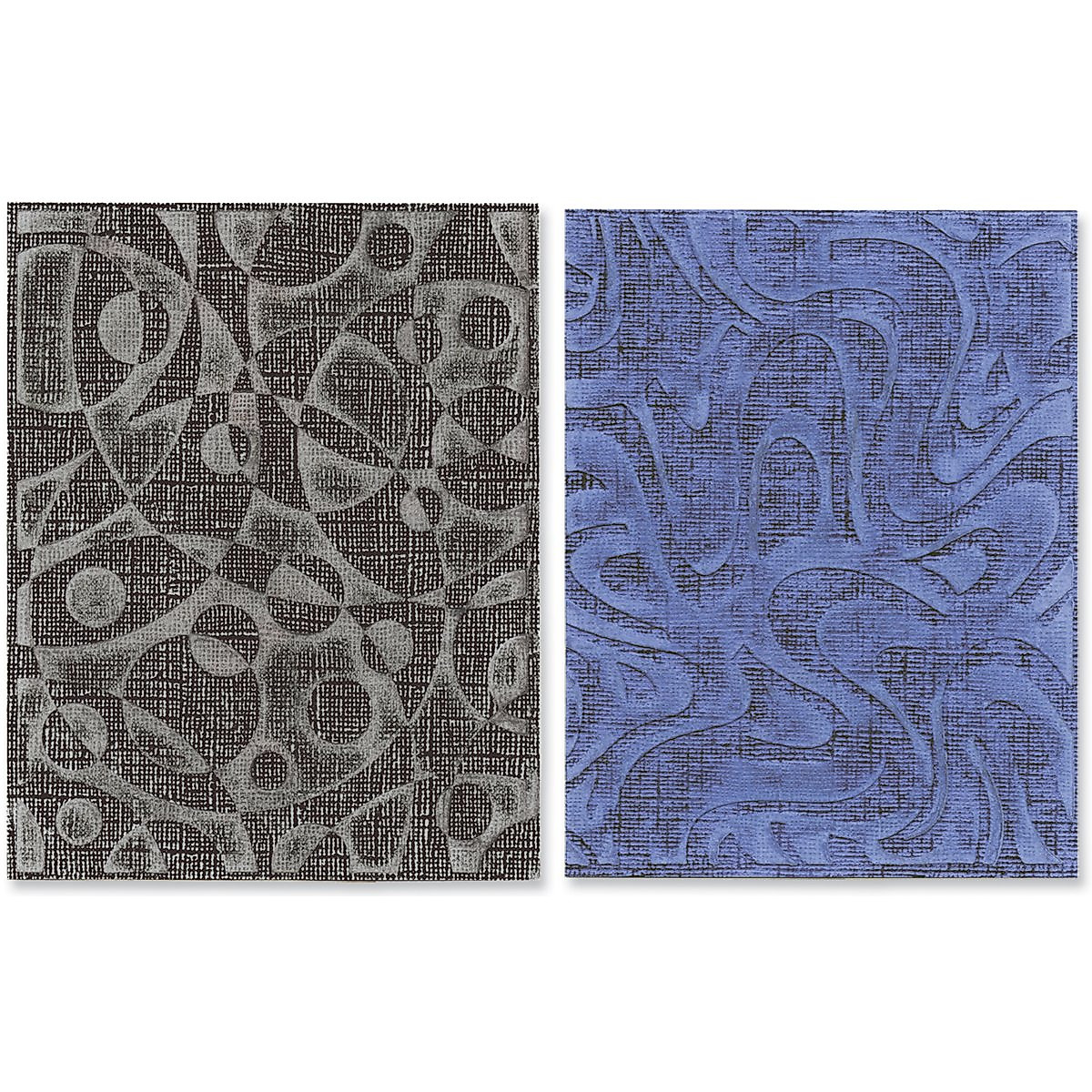 Sizzix Texture Fades A2 Embossing Folders 2/Pkg-Retro Cirque By Tim Holtz