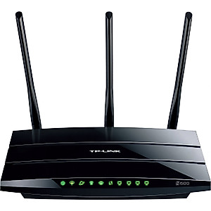 TP-Link TD-W8980 N600 Wireless Dual Band Gigabit ADSL2+ (Non-Cable) Modem Router, 2.4GHz 300Mbps+5Ghz 300Mbps, 2 USB Ports for File Sharing, IPv6 Compatible