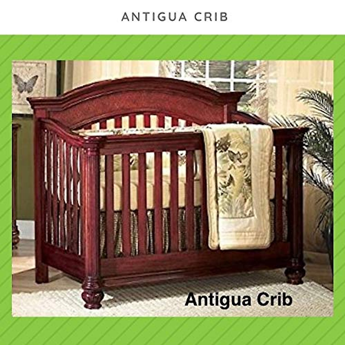 Toddler Bed Safety Guard Rail for Munire & Echelon Convertible Cribs (Cherry)