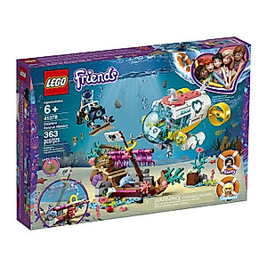 LEGO Friends Dolphins Rescue Mission 41378 Building Kit with Toy Submarine and Sea Creatures, Fun Sea Life Playset with Kacey and Stephanie Minifigures for Group Play (363 Pieces)