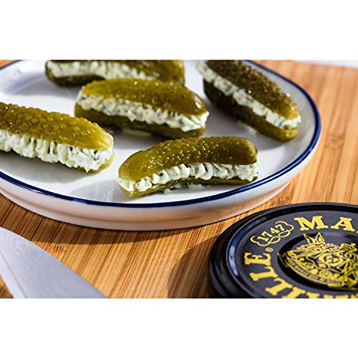 Maille Pickles Cornichons Original The perfect cornichon for garnishing a gourmet sandwich or snacking Product of France 13.5 oz