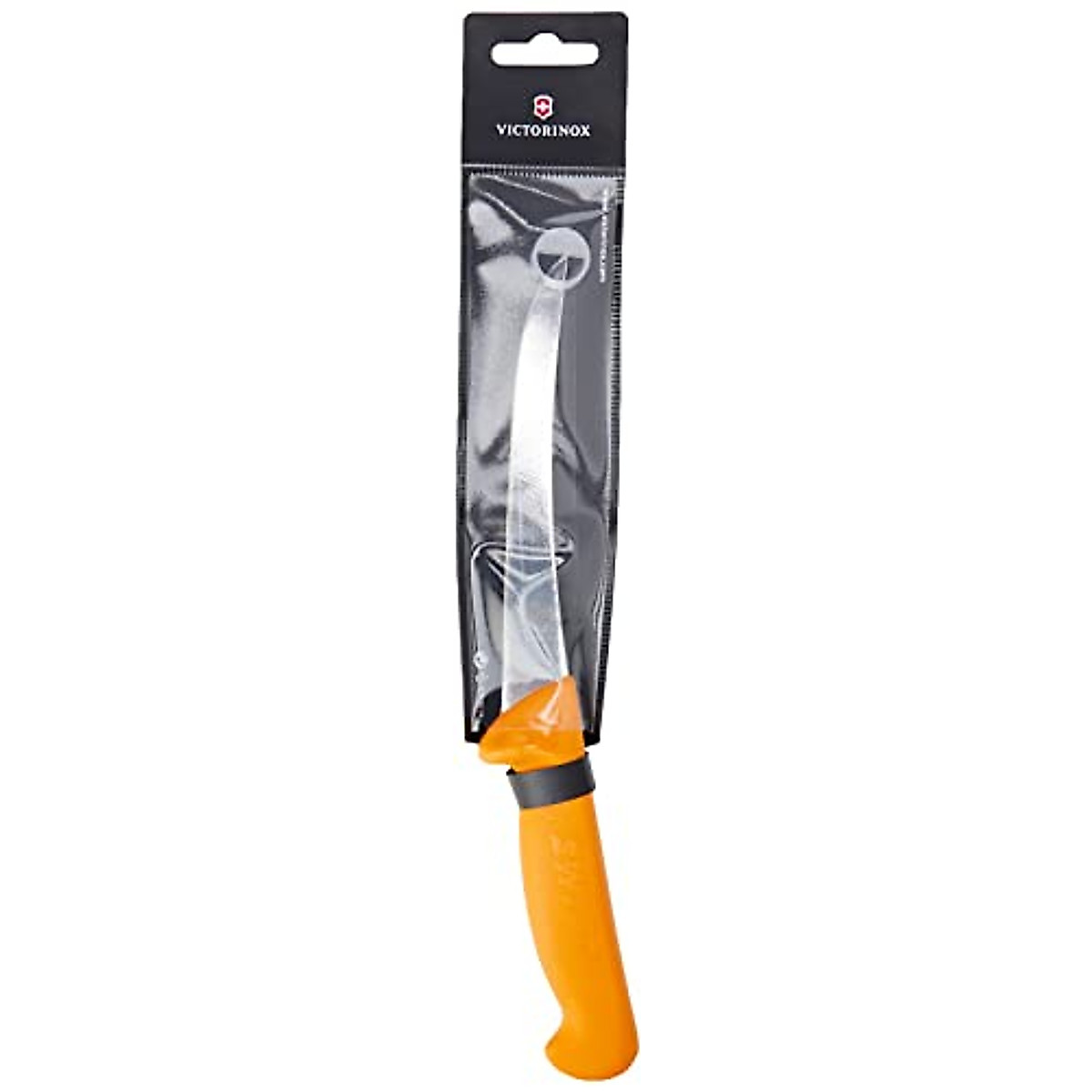 Victorinox "Swibo" Boning Knife with Curved Blade, Stainless Steel, Yellow, 16 x 5 x 5 cm