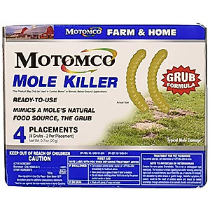Motomco Plac Mole Killer Grub Formula (8 Placements)