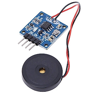 Vibration Switch Sensor Module, Piezoelectric Vibration Tapping Sensor Module Vibration Switch Module 5.0V AD/DO (1)