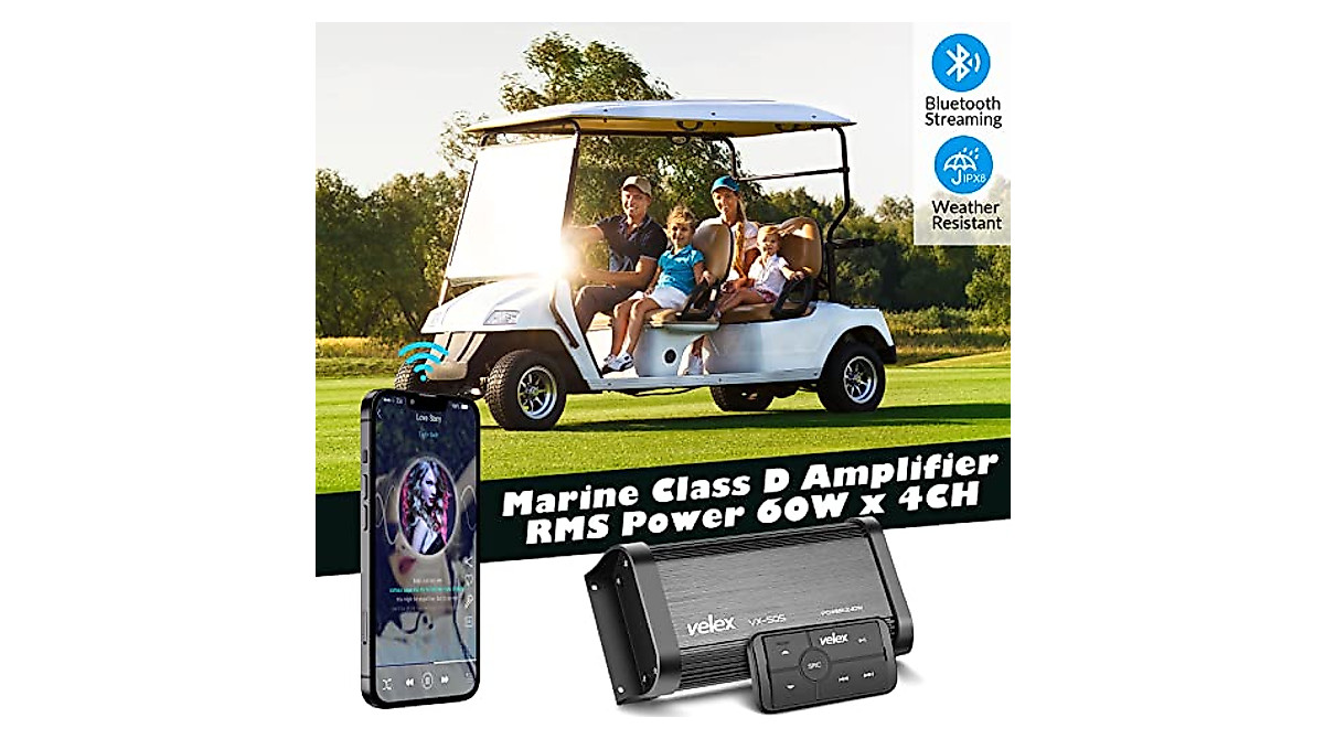 Marine Bluetooth Amplifier - Waterproof & Powerful Sound