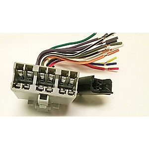 Reverse Wire Harness - Replaces Factory Cut Harness Plugs into The Factory Radio from a Pontiac A6000 (1982-1989), Bonneville (1987-1991), Fiero (1984-1988) …