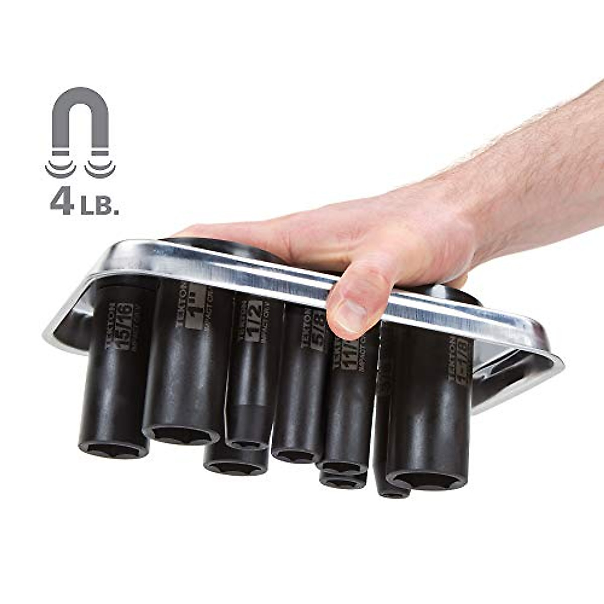 TEKTON 9-1/2 Inch Rectangle Magnetic Parts Tray | 1903