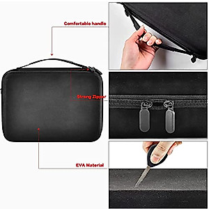 Case Compatible with DBPOWER 11.5" 12" Portable DVD Player for Car, Holder Storage Bag with Strap & Net Pocket for Battery, Car Charger, Power Adaptor and Remote Control (Case Only)