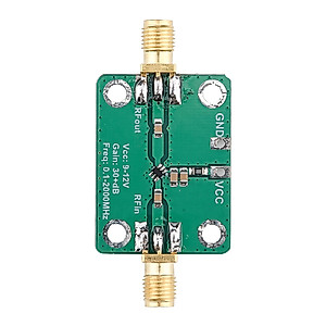 FORIOT 9-12V Radio Frequency Wideband Amplifier Low Noise Amplifier LNA 0.1-2000MHz Gain 32dB