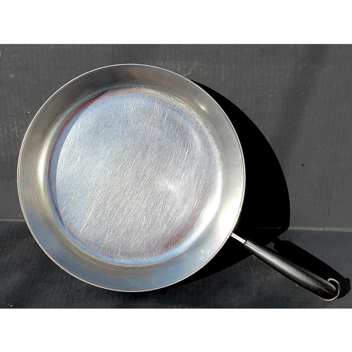 Revere Ware 12" Stainless Steel Copper Bottom Skillet Fry Pan with Lid