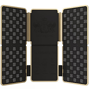 BoxLegend Shirt Folder V7 Metal for Wear Resistance Clothes Folding Board Storage Tshirt Folder Board Metal Edging and Joints Laundry Folding Board Black