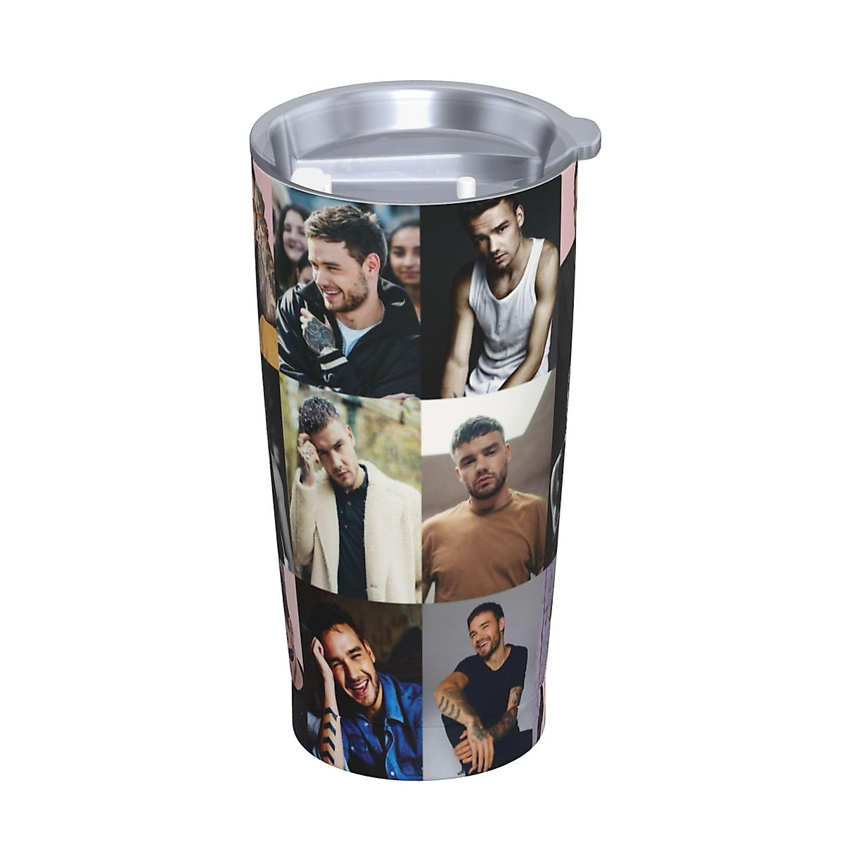 UALWORY Liam Music Payne Tumbler Cup 20oz Travel Coffee Mug with Lid and Straw Stainless Steel Insulated Mugs