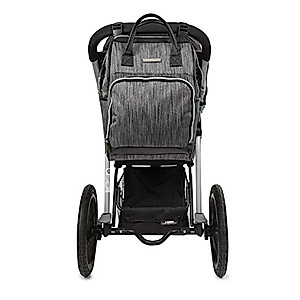 Bananafish Diaper Bag - Multi-Function Design Nappy Bag for Baby Care or Travel - Carry or Wear as Backpack - Large Capacity in Trendy, Stylish Design, Dark Grey