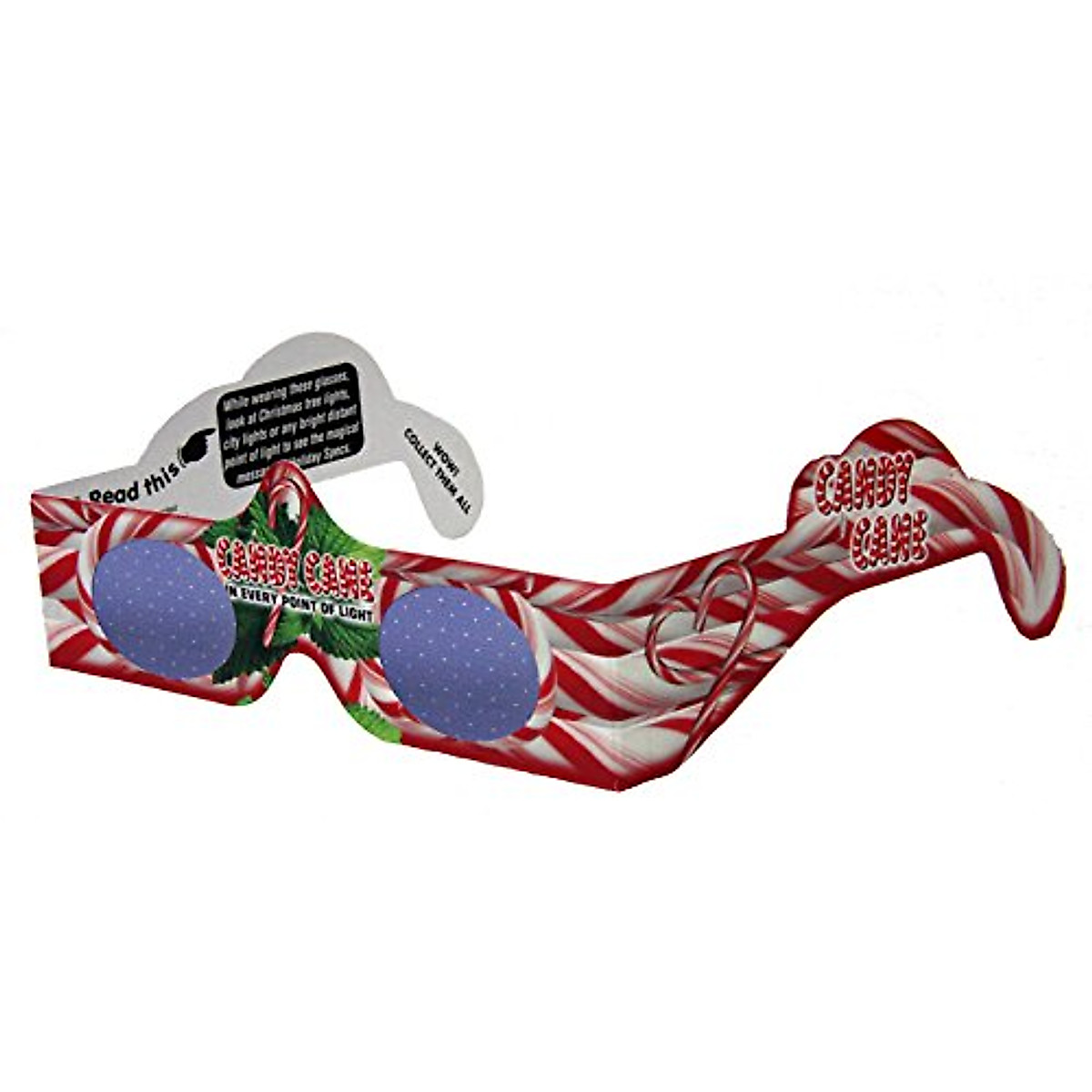3D Christmas Glasses - 10 Pack Holiday Specs - Hologram Holiday Images