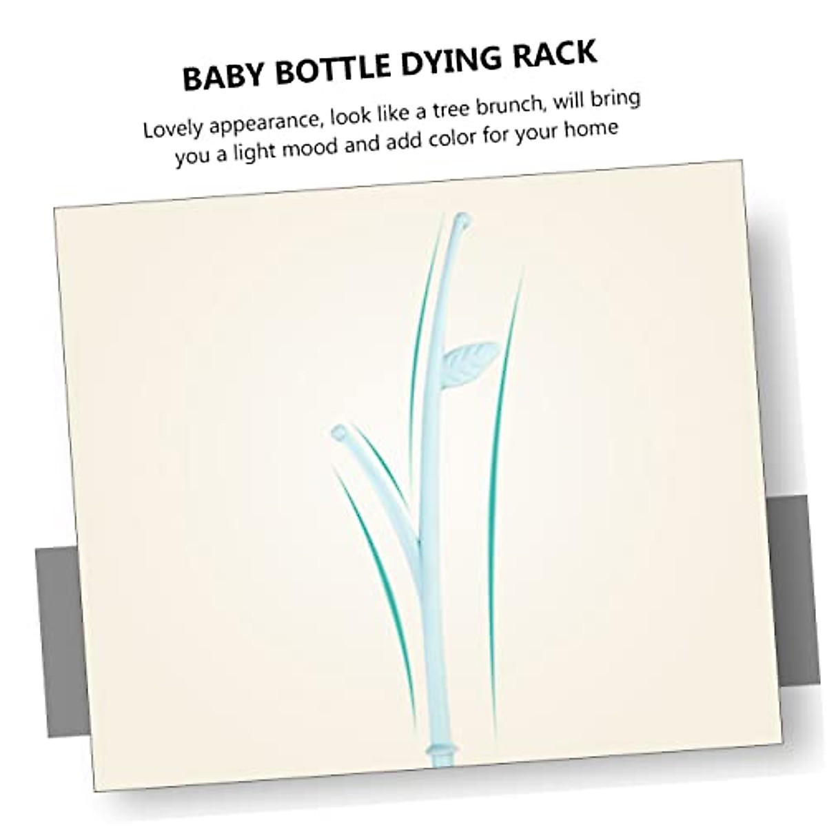 Alipis Bottle Drying Rack Baby Bottle Holder Portable Clothes Drying Rack Portable Dryers Utensil Drying Rack Basket Kitchen Dish Rack Organizer Milk Cup Drying Holder Cup Rack Small Mug