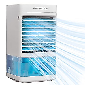 Arctic Air Pure Chill XL Evaporative Air Cooler - Powerful 4-Speed, Quiet, Lightweight Oscillating Portable Cooling Tower - Hydro-Chill Technology For Bedroom, Office, Living Room & More